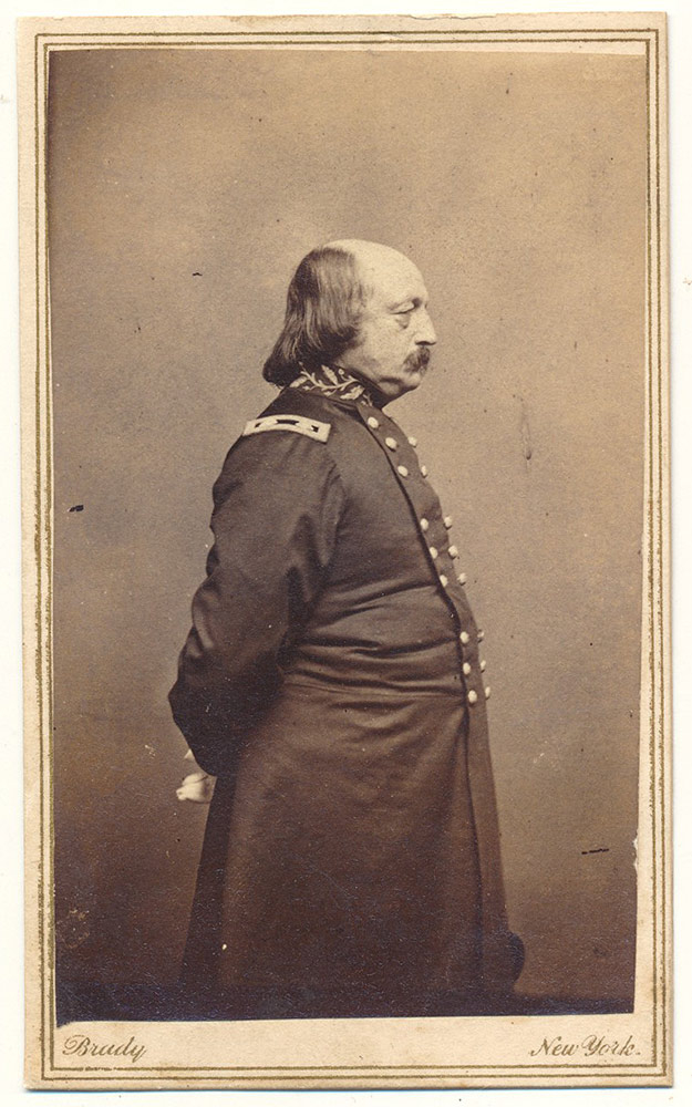 CDV OF U.S. GENERAL BENJAMIN F. BUTLER — Horse Soldier