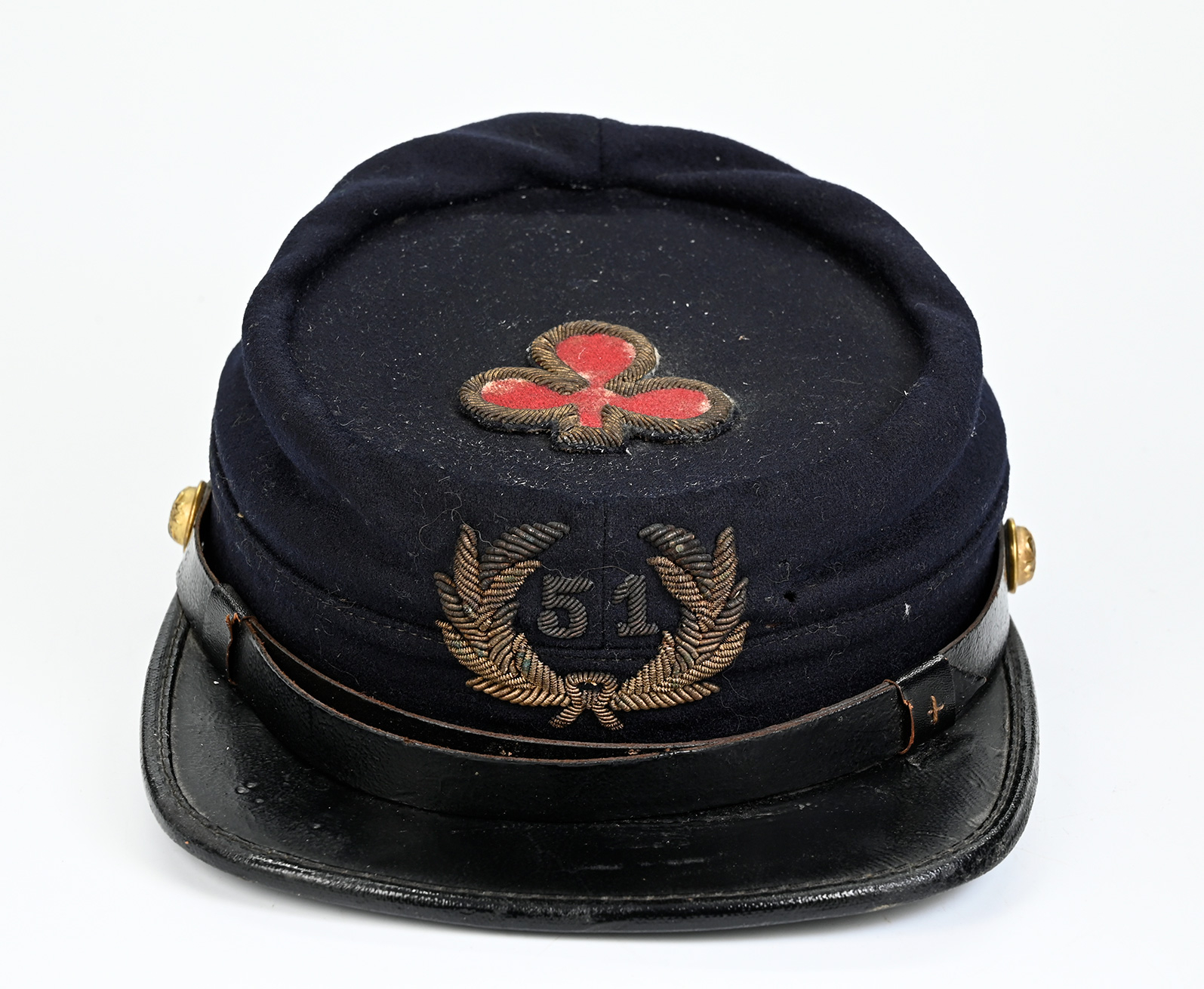 GAR POST 51 VETERAN’S CAP WITH SECOND CORPS BADGE — Horse Soldier