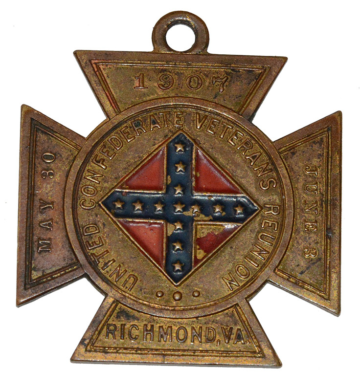 UCV BADGE SECTION, RICHMOND 1907 — Horse Soldier