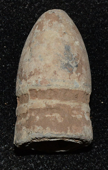 DROPPED CONFEDERATE .58 CALIBER MINIE BALL RECOVERED AT GETTYSBURG ...