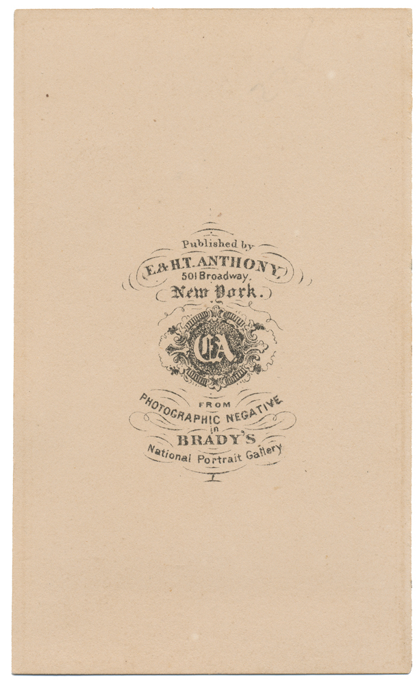 CDV OF U.S. GENERAL DANIEL A. BUTTERFIELD — Horse Soldier