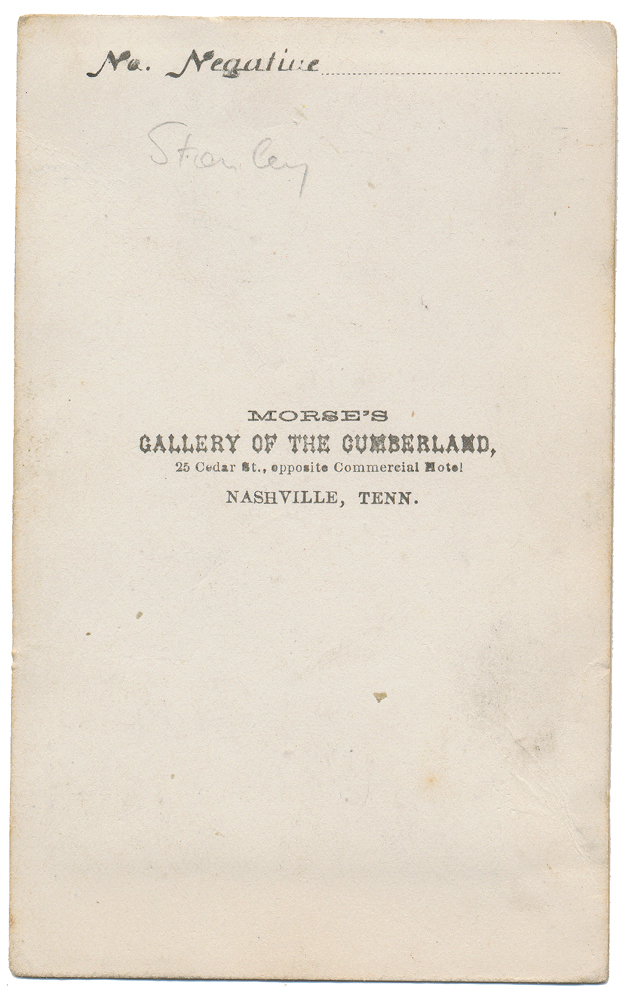 CDV OF MEDAL OF HONOR RECIPIENT, GENERAL DAVID S. STANLEY — Horse Soldier