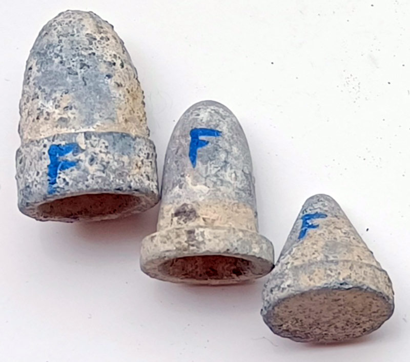 THREE-PIECE SHALER BULLET -- TALL — Horse Soldier