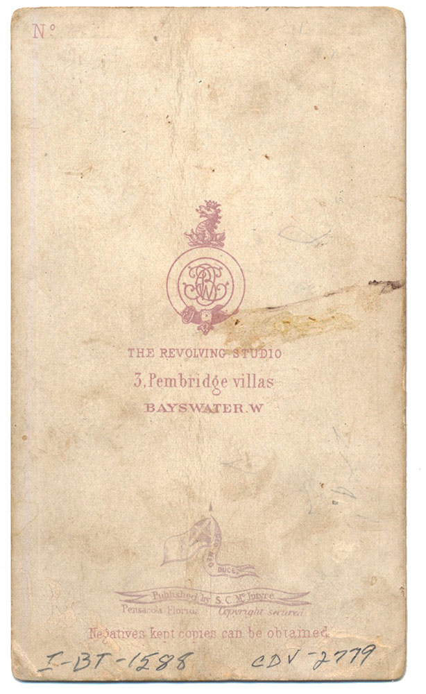 CDV OF JOHN C. CALHOUN — Horse Soldier