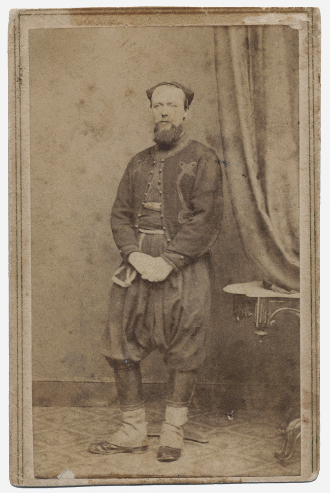 CDV 5TH NEW YORK VOLUNTEERS (DURYEA'S ZOUAVES) UNIDENTIFIED PRIVATE ...