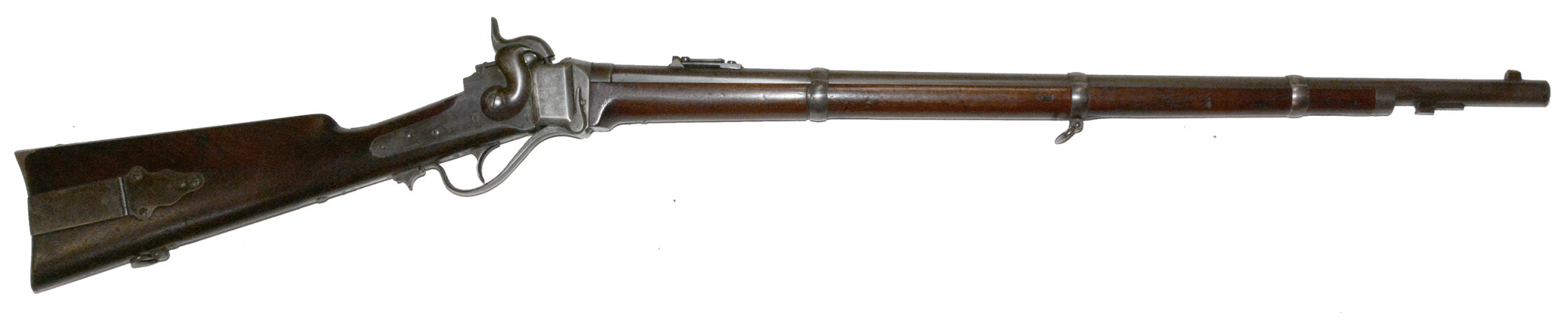 SCARCE USN MITCHELL 1861 CONTRACT NEW MODEL 1859 SHARPS RIFLE — Horse ...