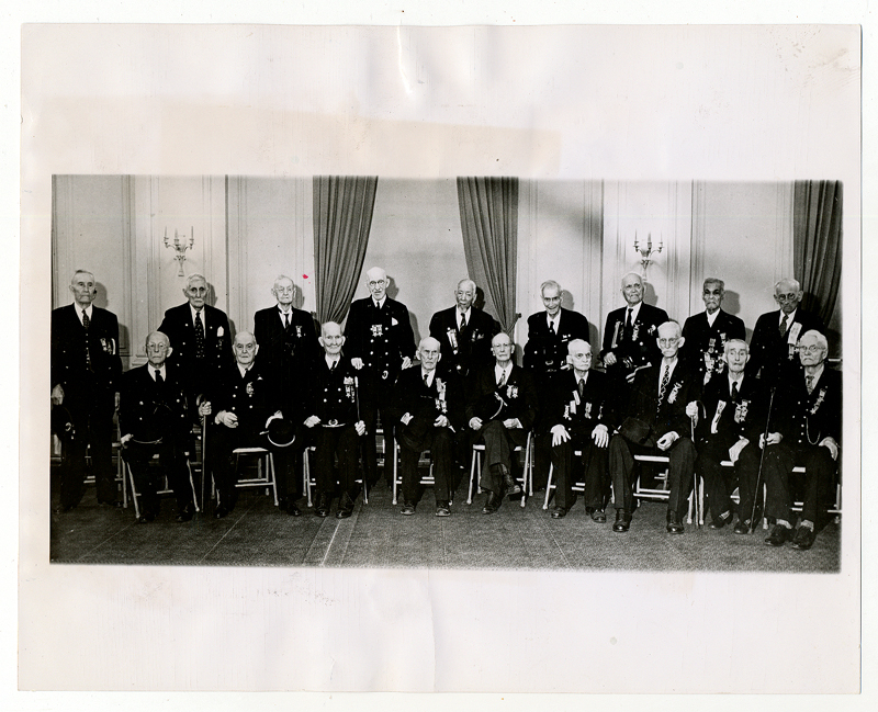 1944 78TH GAR ENCAMPMENT PHOTO — Horse Soldier