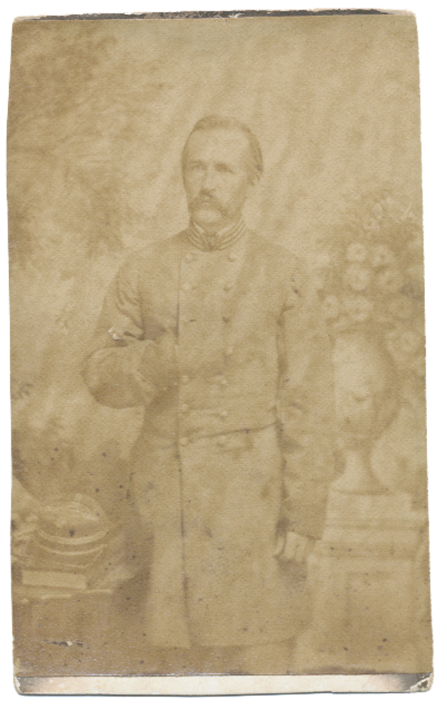 CDV OF UNIDENTIFIED CONFEDERATE CAPTAIN, 1ST SOUTH CAROLINA ARTILLERY ...