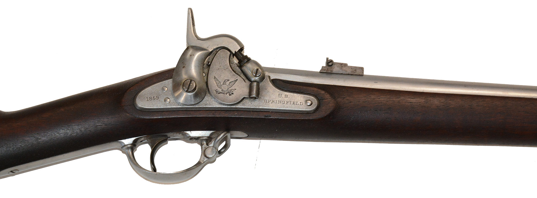 SPRINGFIELD 1858 CADET RIFLE MUSKET, TYPE-II, DATED 1859 — Horse Soldier
