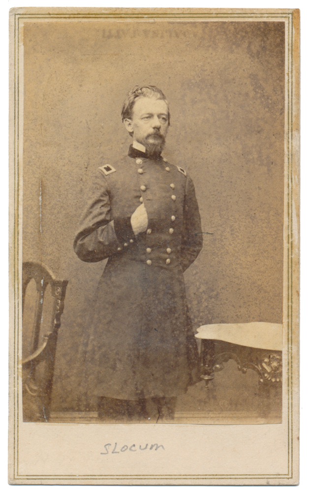 CDV OF U.S. GENERAL HENRY W. SLOCUM — Horse Soldier