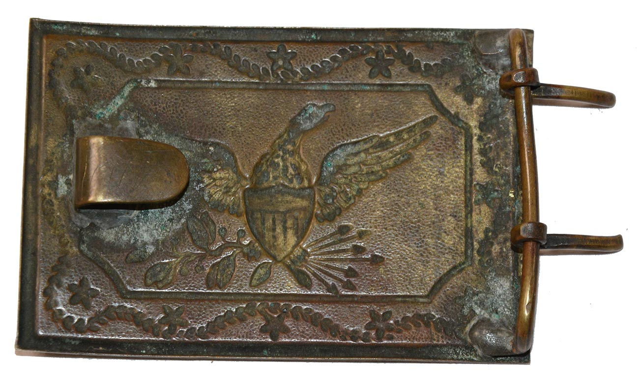1850-1865 MILITIA PANEL PLATE — Horse Soldier