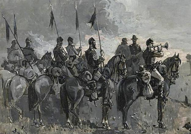 RARE REGULATION US ISSUE LANCE HEAD FOR THE 6th PENNSYLVANIA CAVALRY ...