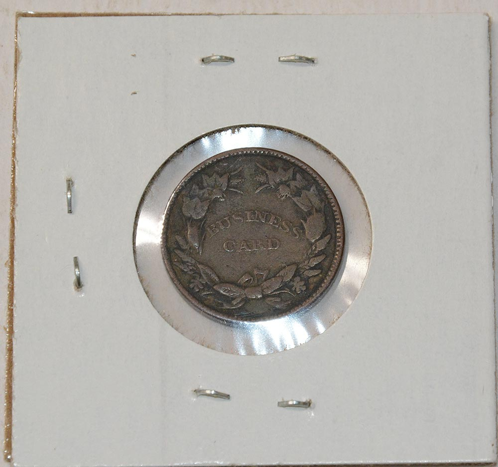 CIVIL WAR TOKEN RECOVERED FROM CHICAGO PRIVY — Horse Soldier