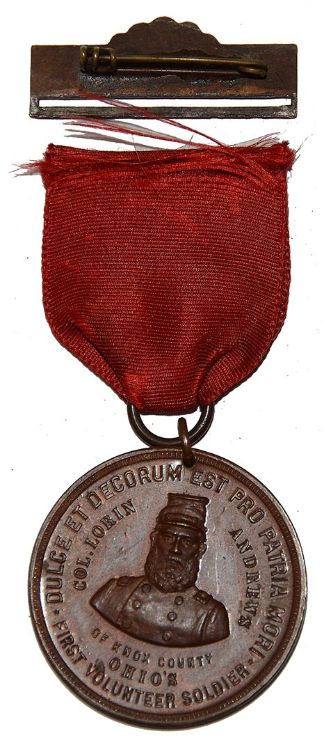 1898 DEPARTMENT OF OHIO GAR MEDAL — Horse Soldier