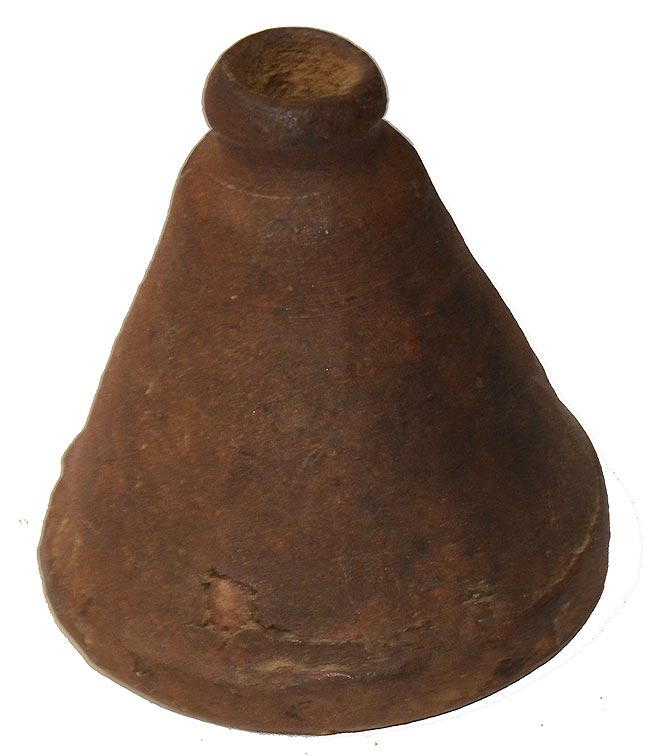 CLAY CONFEDERATE INKWELL RECOVERED IN A WINTER CAMP AT FREDERICKSBURG ...