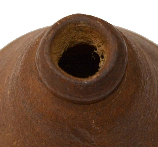 CLAY CONFEDERATE INKWELL RECOVERED IN A WINTER CAMP AT FREDERICKSBURG ...