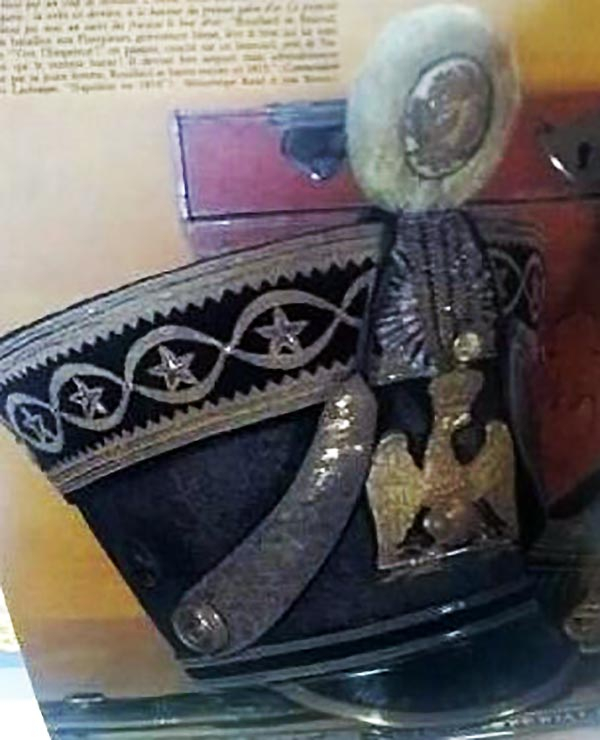 FRENCH EAGLE SHAKO PLATE FROM WATERLOO — Horse Soldier
