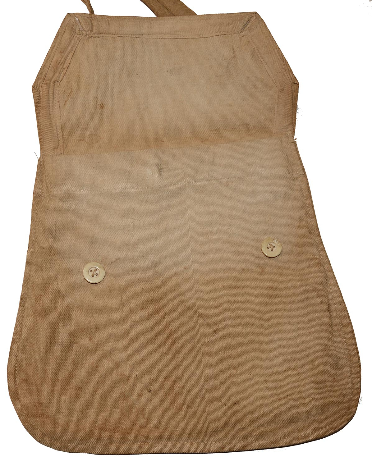 ORIGINAL LINEN CIVIL WAR STATE OF MASSACHUSETTS HAVERSACK — Horse Soldier