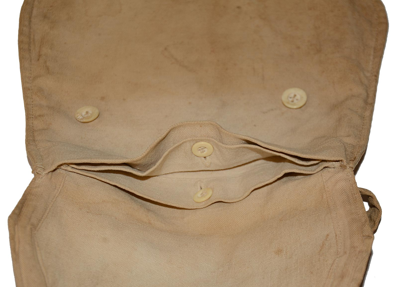 ORIGINAL LINEN CIVIL WAR STATE OF MASSACHUSETTS HAVERSACK — Horse Soldier