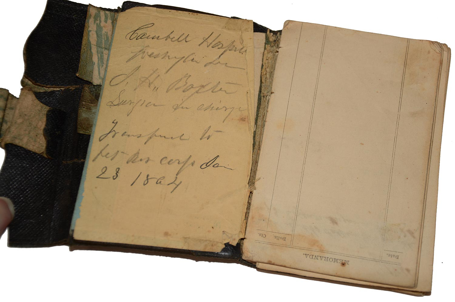 1864 SOLDIER POCKET DIARY - SERGEANT LEROY TERRY, 121ST NEW YORK ...