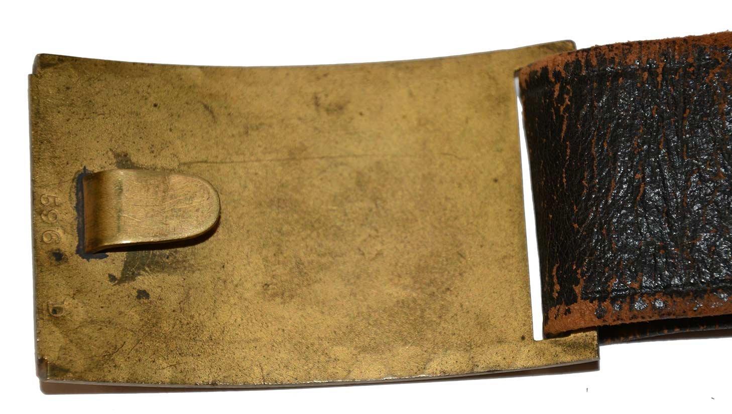 CIVIL WAR OFFICER’S SWORD BELT WITH PATTERN 1851 BUCKLE — Horse Soldier