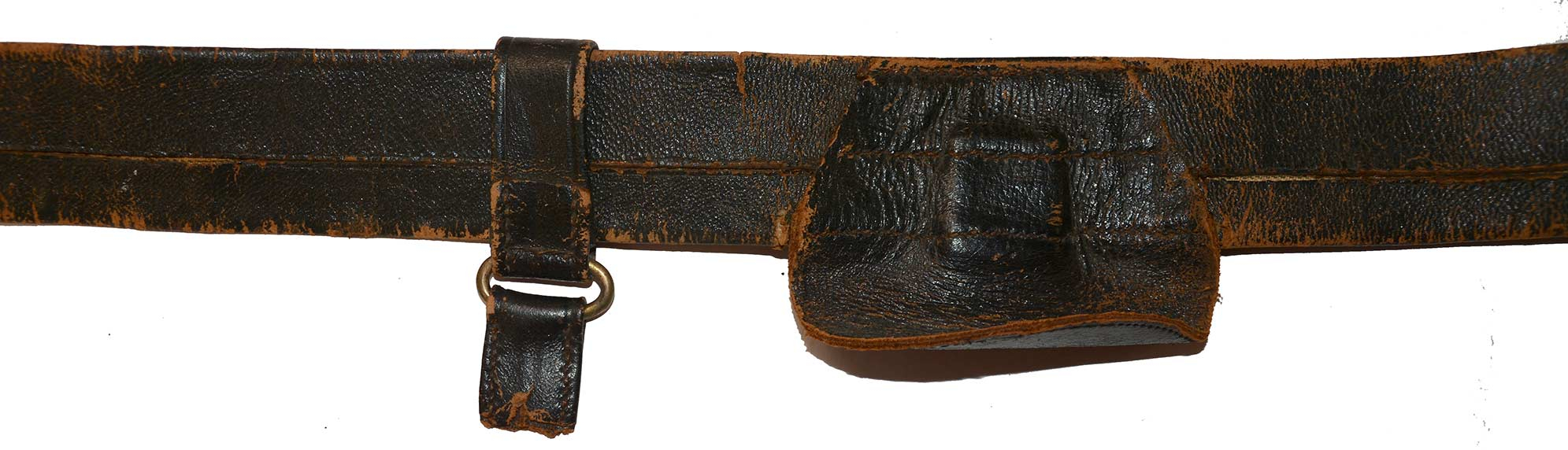 CIVIL WAR OFFICER’S SWORD BELT WITH PATTERN 1851 BUCKLE — Horse Soldier