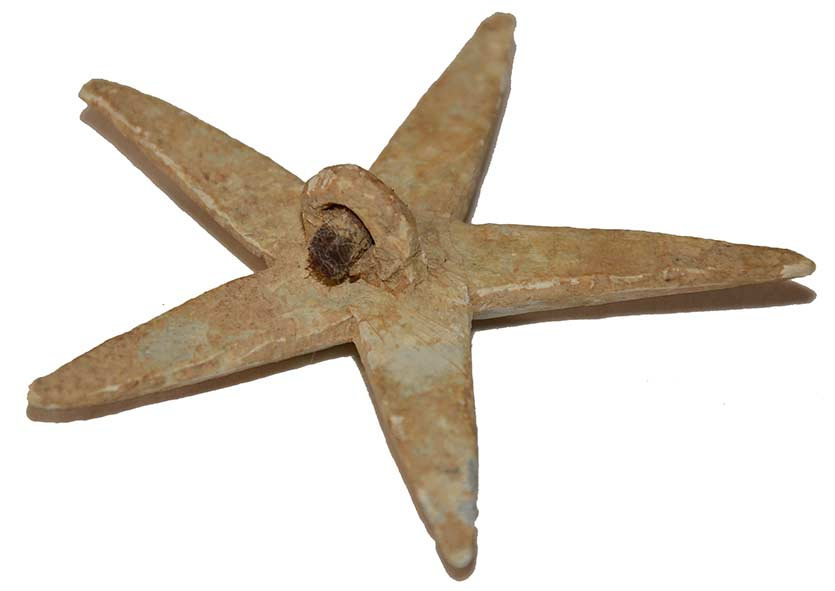WONDERFUL HANDMADE LEAD TEXAS OR MISSISSIPPI STAR DEVICE — Horse Soldier