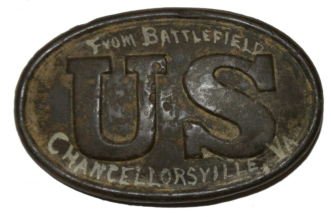 RELIC US PATTERN 1839 BELT PLATE FOUND AT CHANCELLORSVILLE, FROM ...