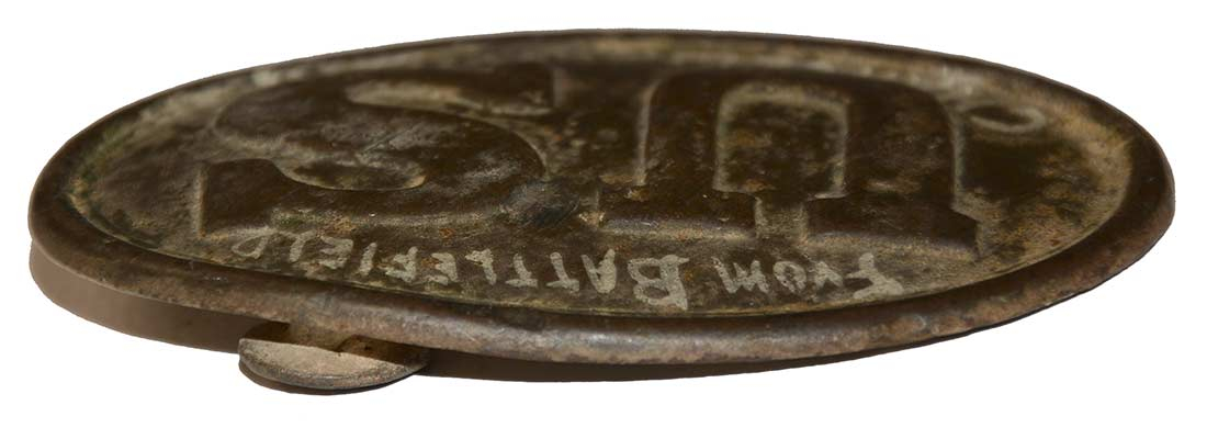RELIC US PATTERN 1839 BELT PLATE FOUND AT CHANCELLORSVILLE, FROM ...