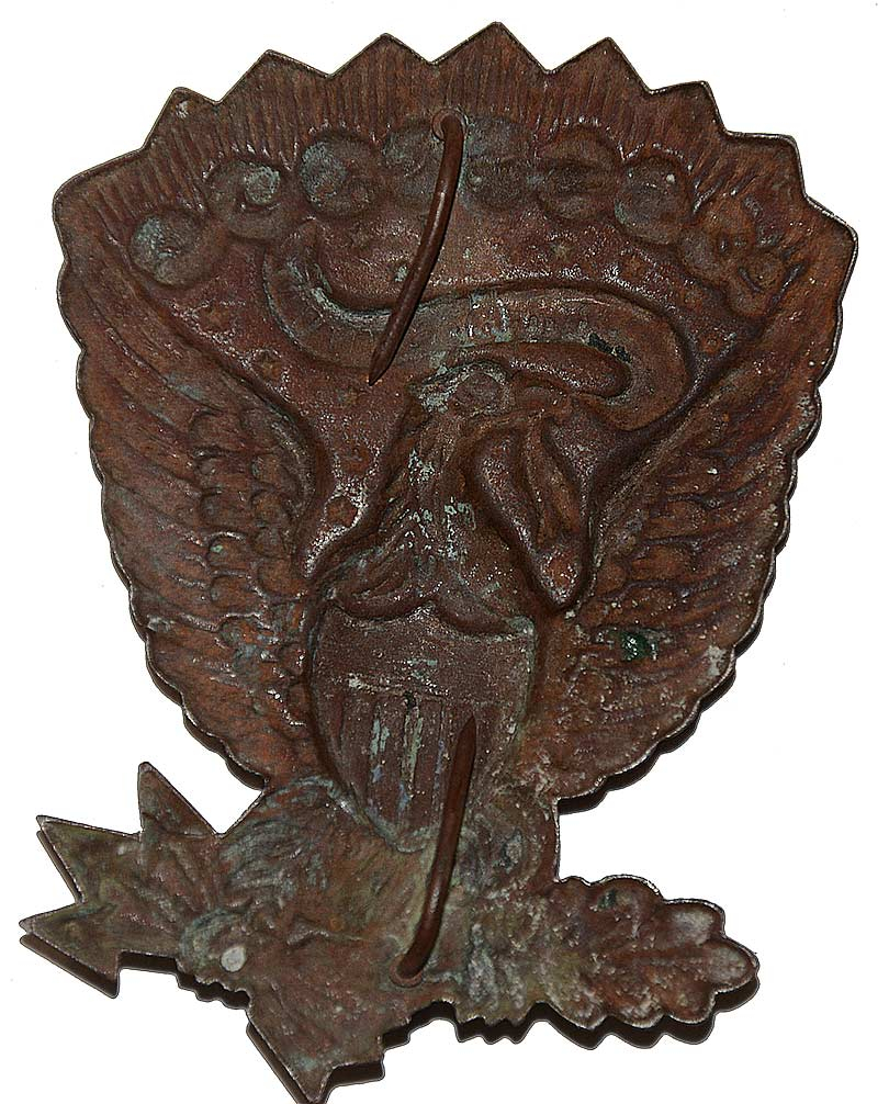 HARDEE HAT EAGLE INSIGNIA - ORANGE, VA — Horse Soldier