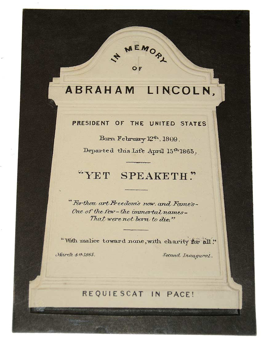 Abraham Lincoln Tombstone