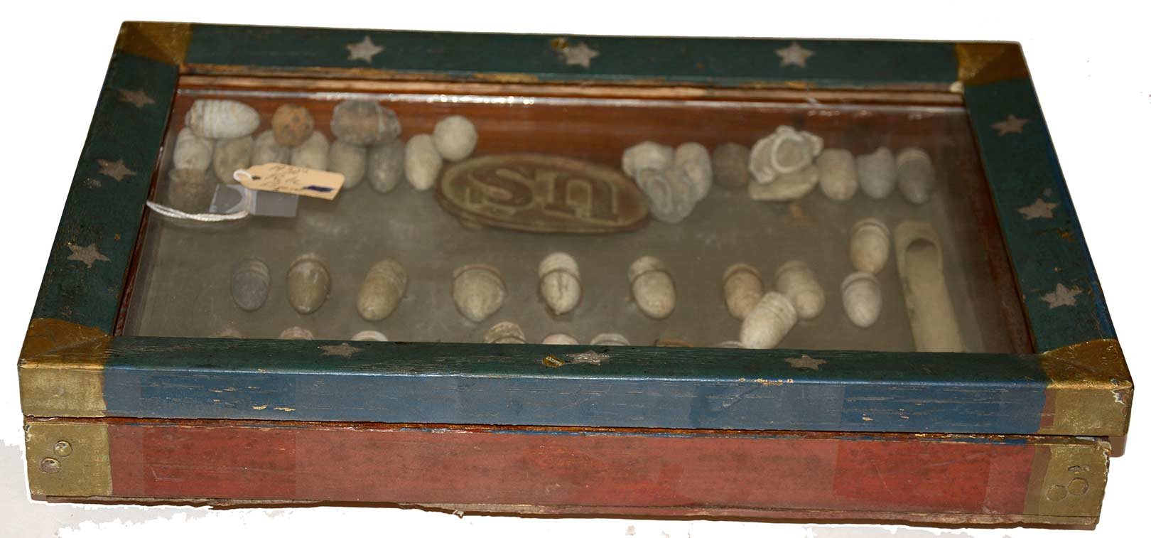 GETTYSBURG RELIC BOARD/SHADOW BOX - BILL GAVIN COLLECTION — Horse Soldier