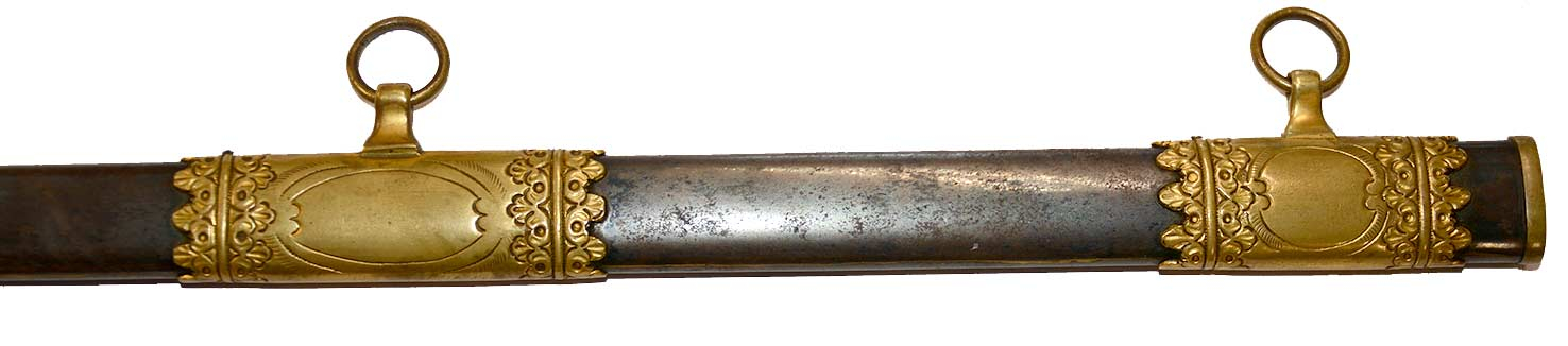 IMPRESSIVE CIVIL WAR MODEL 1860 STAFF SWORD WITH RARE COUNTERGUARD ...