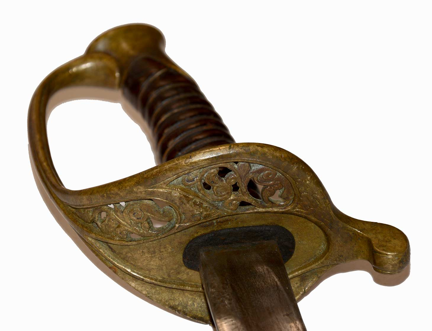 SCARCE CONFEDERATE A.H. DEWITT FOOT OFFICER’S SWORD WITH LEATHER AND ...