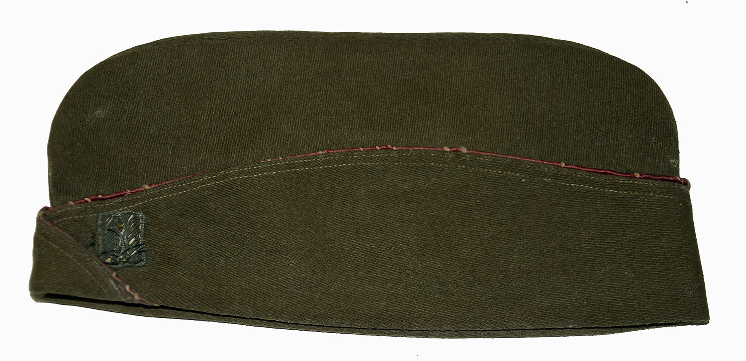 US WORLD WAR ONE CAPTAIN OF ARTILLERY OVERSEAS CAP WITH BULLION RANK ...
