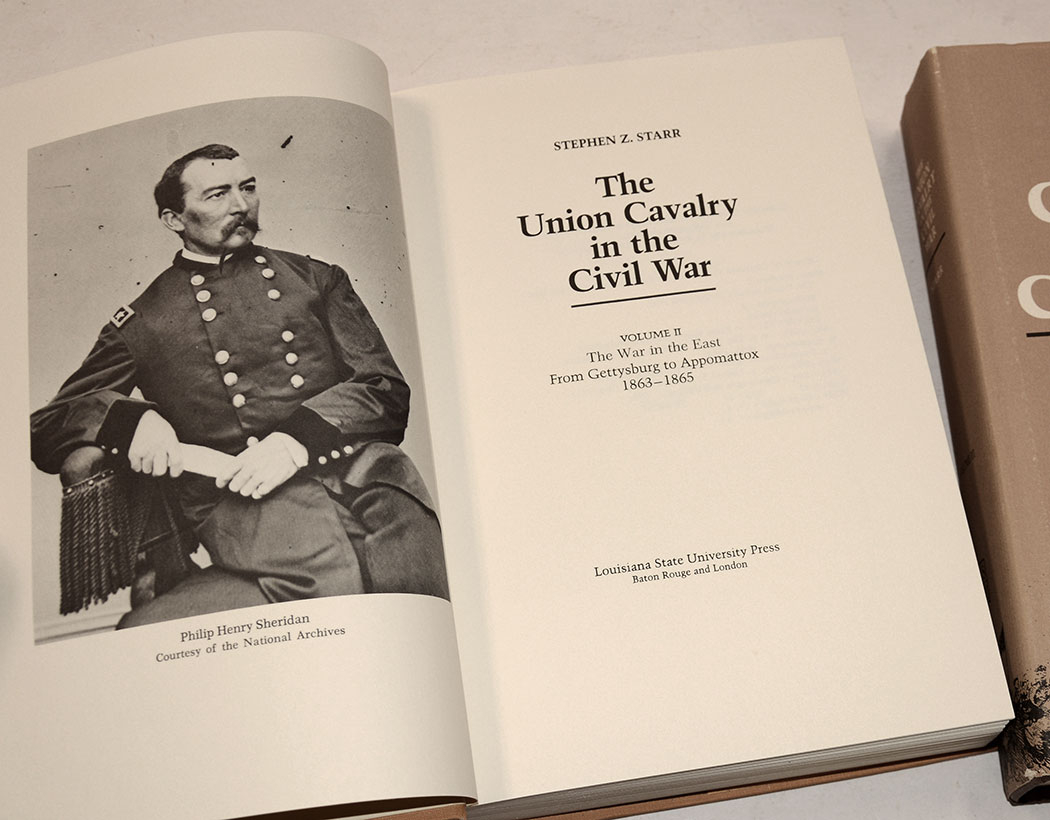 THREE VOLUME STUDY TITLED “THE UNION CAVALRY IN THE CIVIL WAR” — Horse ...