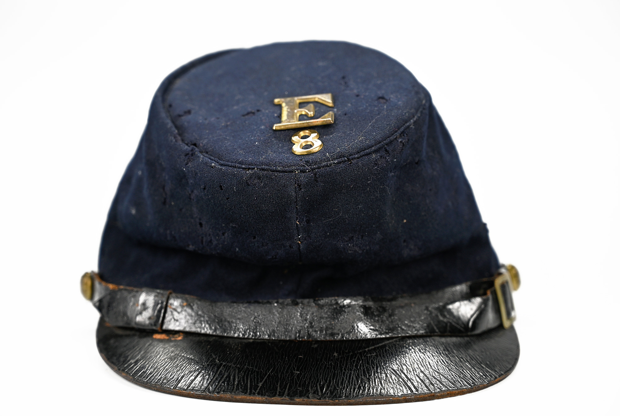 FORAGE CAP, FROCK COAT, AND HANDKERCHIEF OF SETH F. PLUMB 8th CT, KIA ...