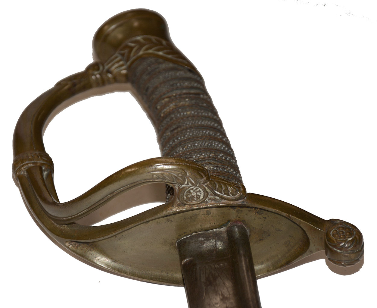 IMPORT NON-REGULATION FOOT OFFICER’S SWORD WITH UNUSUAL QUILL BACK ...
