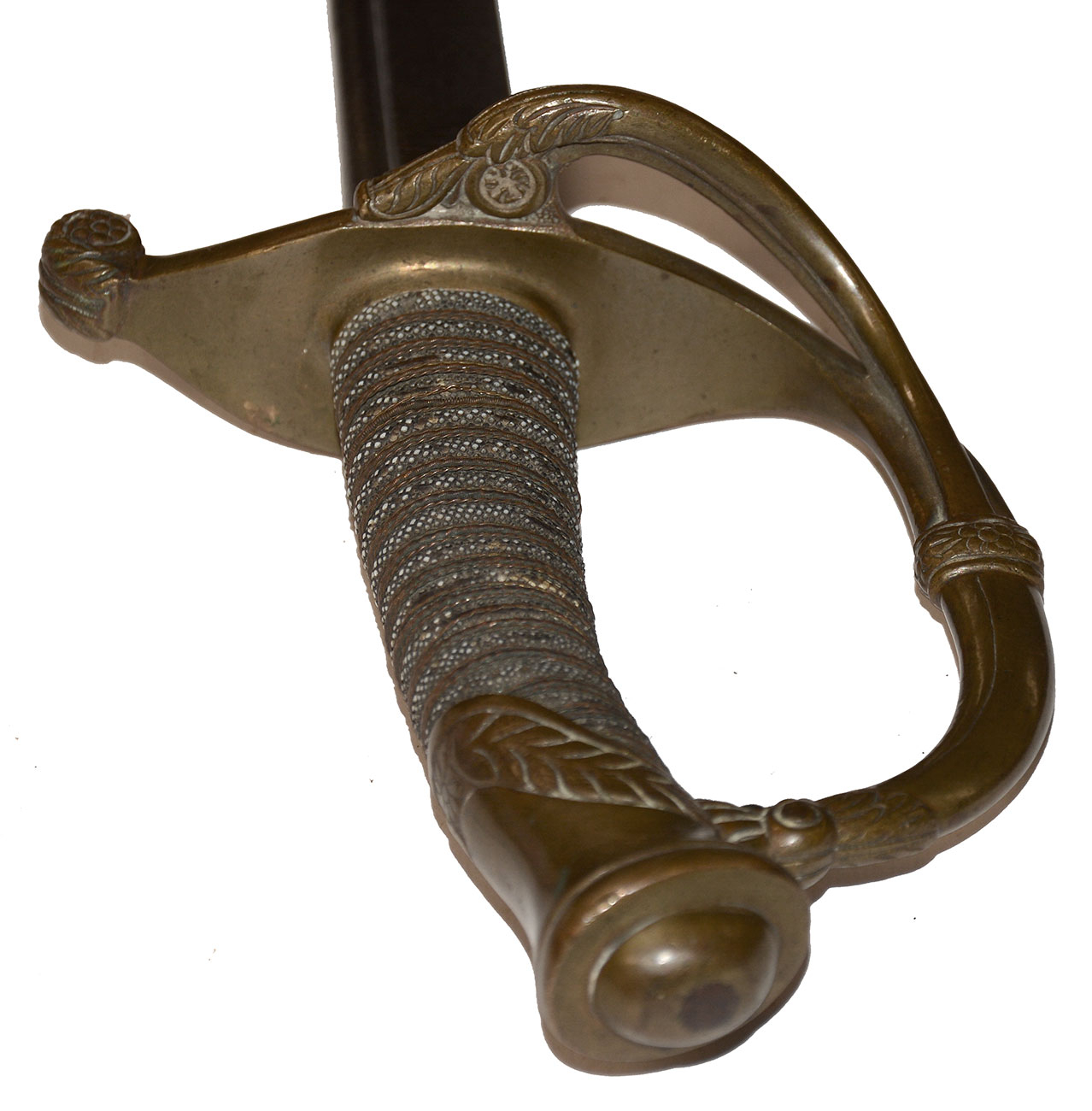 IMPORT NON-REGULATION FOOT OFFICER’S SWORD WITH UNUSUAL QUILL BACK ...