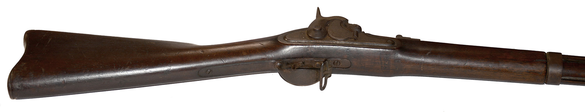 SPRINGFIELD M1855 RIFLE-MUSKET, DATED 1857, CONFEDERATE “CAPTURED ...
