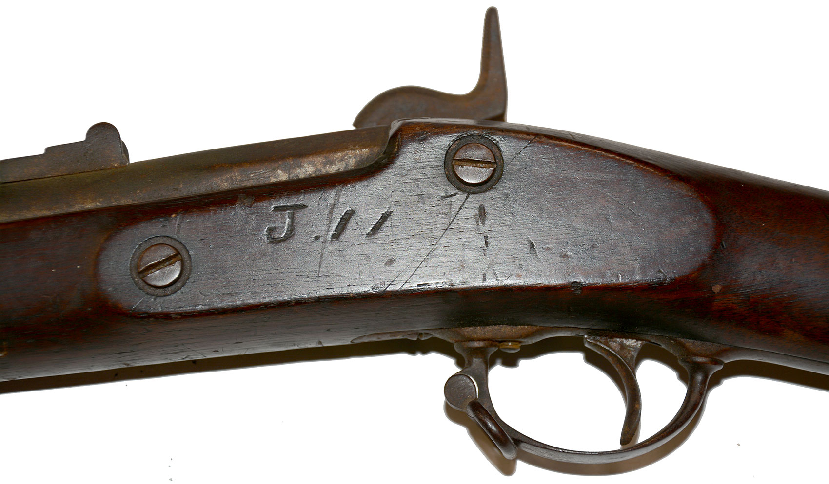 SPRINGFIELD M1855 RIFLE-MUSKET, DATED 1857, CONFEDERATE “CAPTURED ...