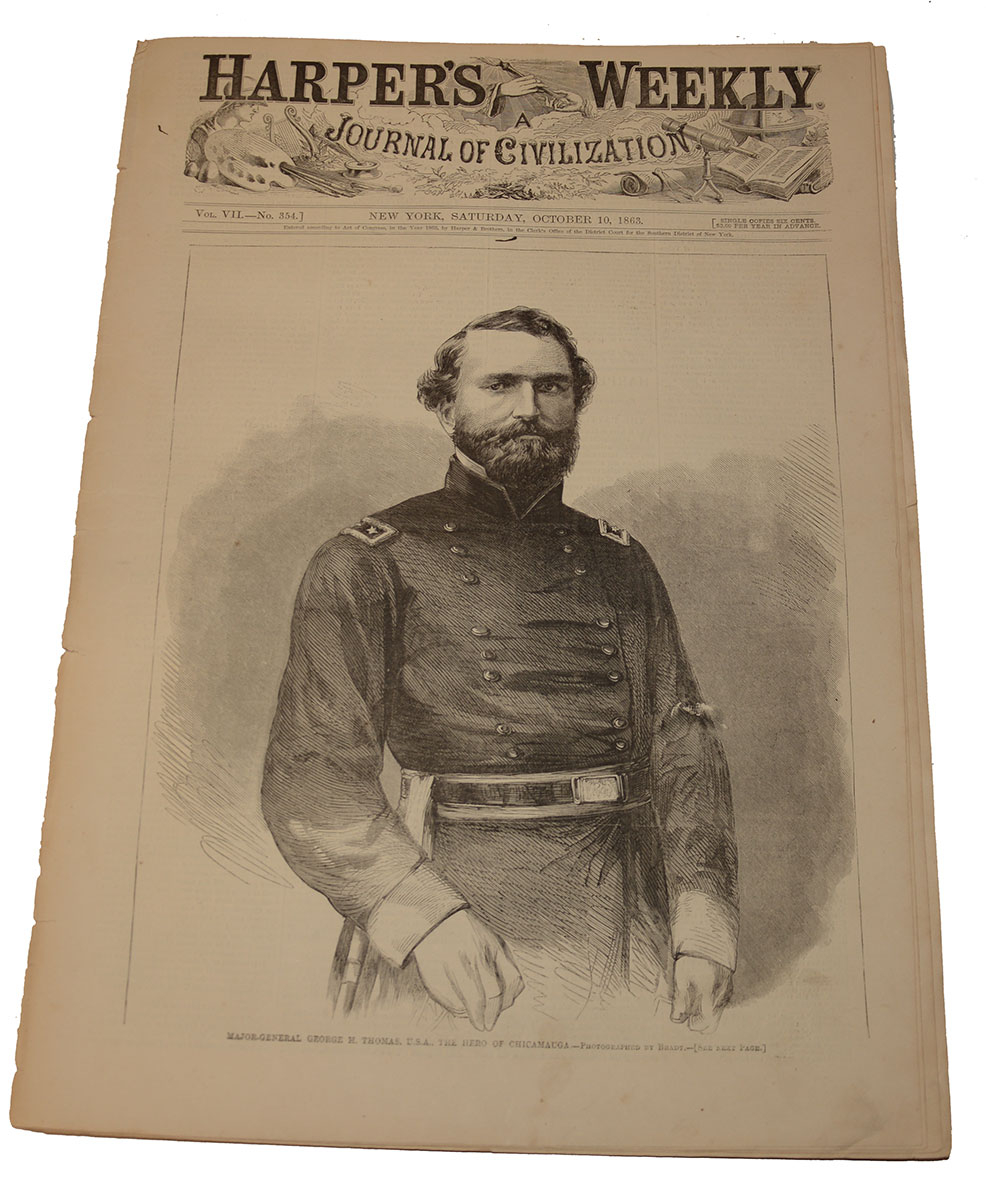 HARPER’S WEEKLY, NEW YORK, OCTOBER 10, 1863 – GEORGE THOMAS, SEIGE OF ...