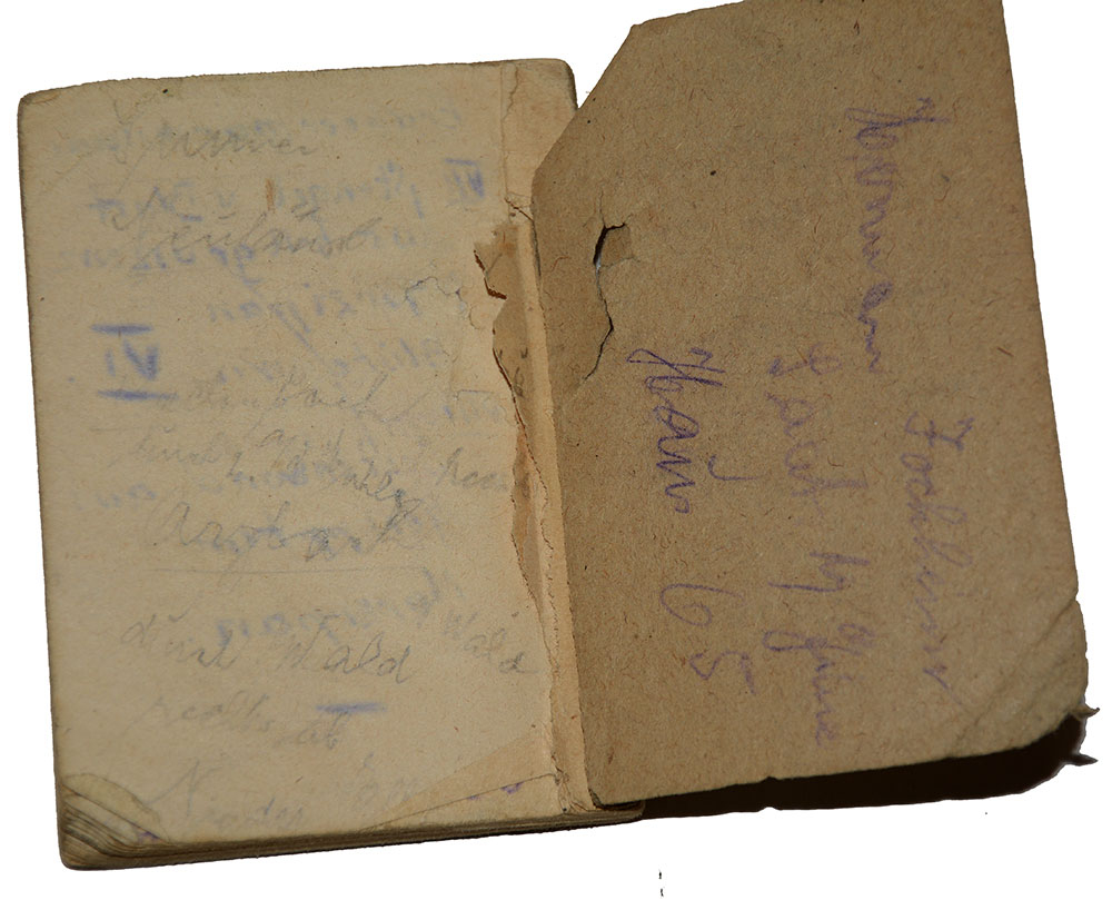 WW2 GERMAN 1945 POCKET DIARY — Horse Soldier