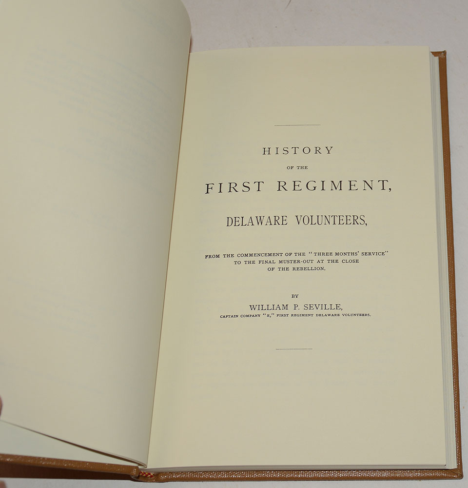 VERY NICE LIMITED AND NUMBERED REPRINT COPY OF THE HISTORY OF THE FIRST ...