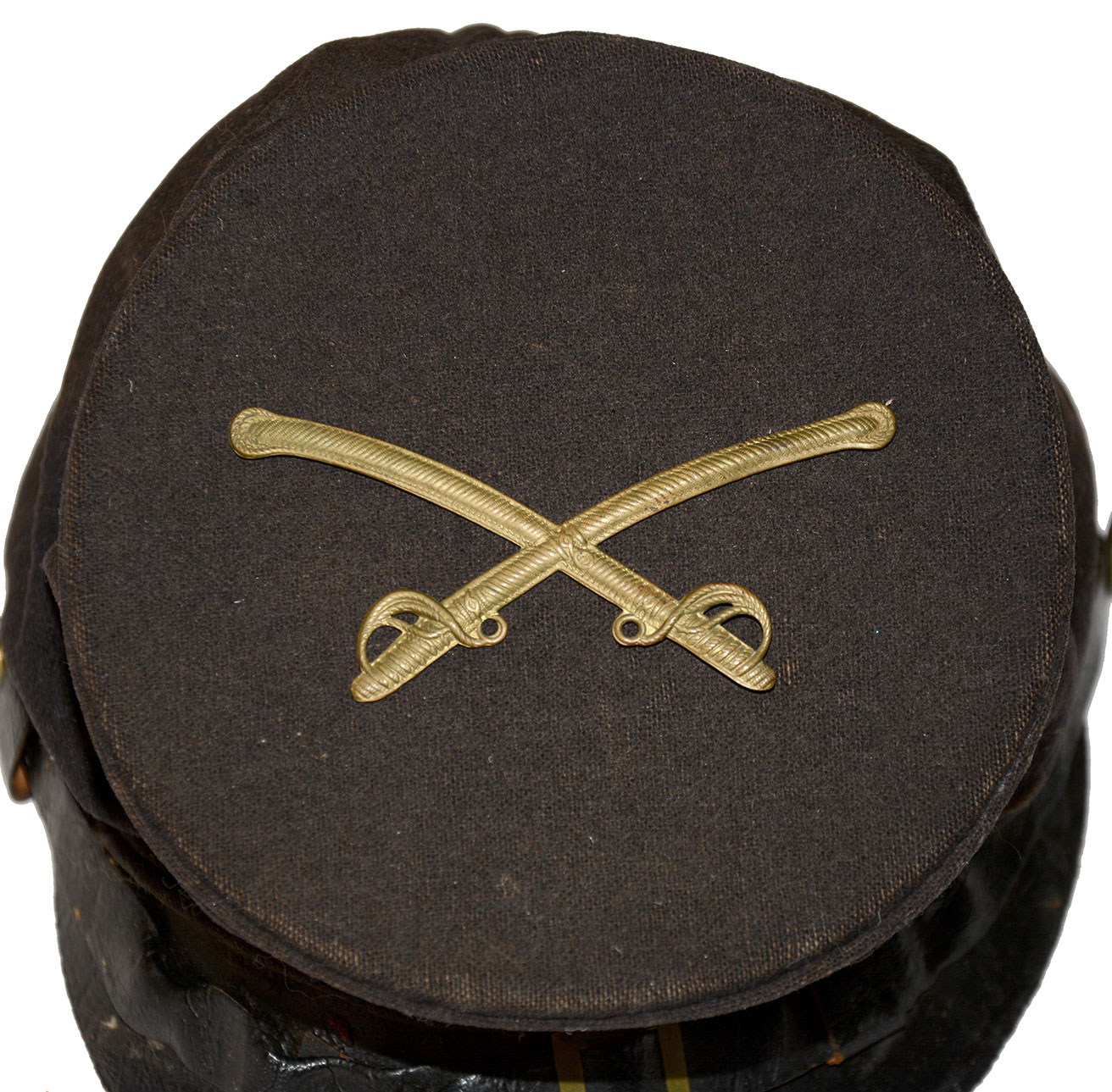 MCDOWELL PATTERN FORAGE CAP WITH CAVALRY INSIGNIA — Horse Soldier
