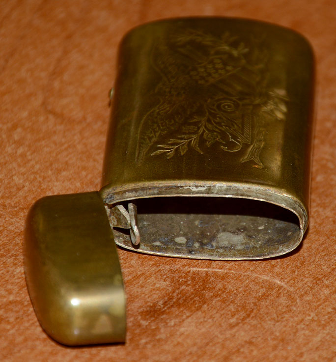 CIVIL WAR ERA PATRIOTIC MATCH CASE/SAFE — Horse Soldier