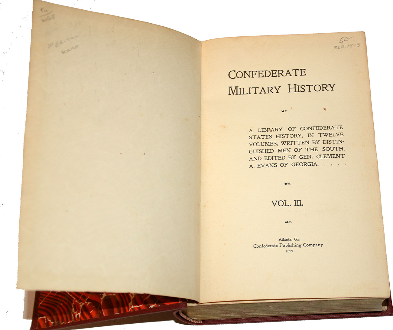 ORIGINAL COPY OF VOLUME 3 OF “CONFEDERATE MILITARY HISTORY – VIRGINIA ...