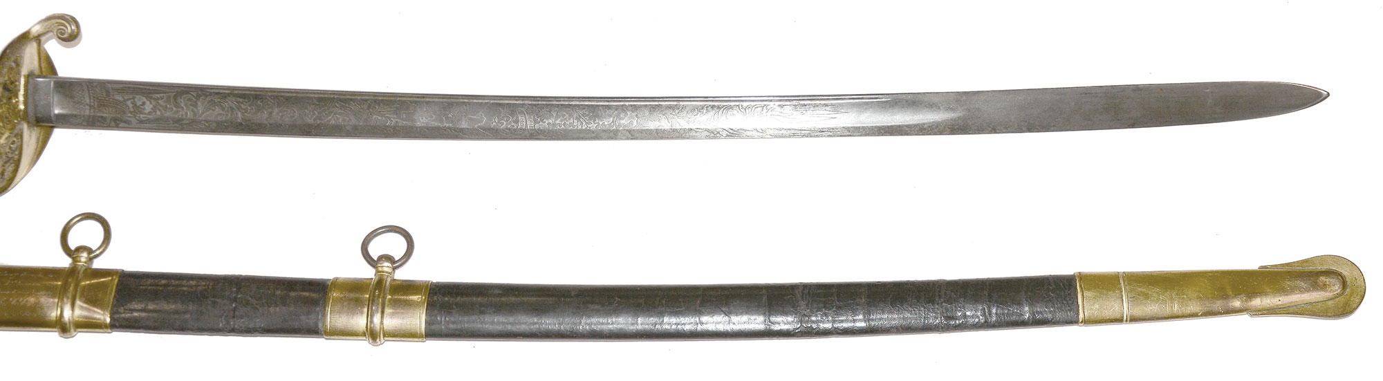 US FOOT OFFICER'S SWORD CAPTURED BY A CONFEDERATE — Horse Soldier
