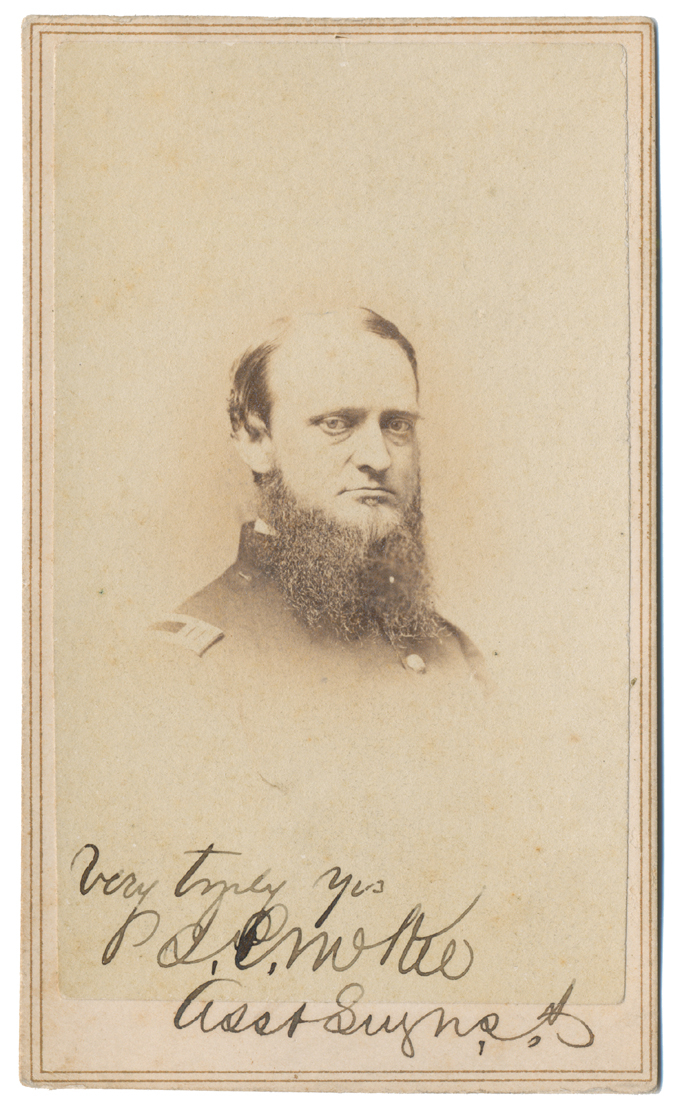 BUST VIEW CDV OF SURGEON JAMES COOPER MCKEE — Horse Soldier