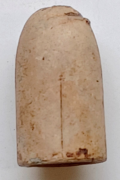 "PULLED" .577 CALIBER ENFIELD BULLET WITH BOXWOOD PLUG — Horse Soldier